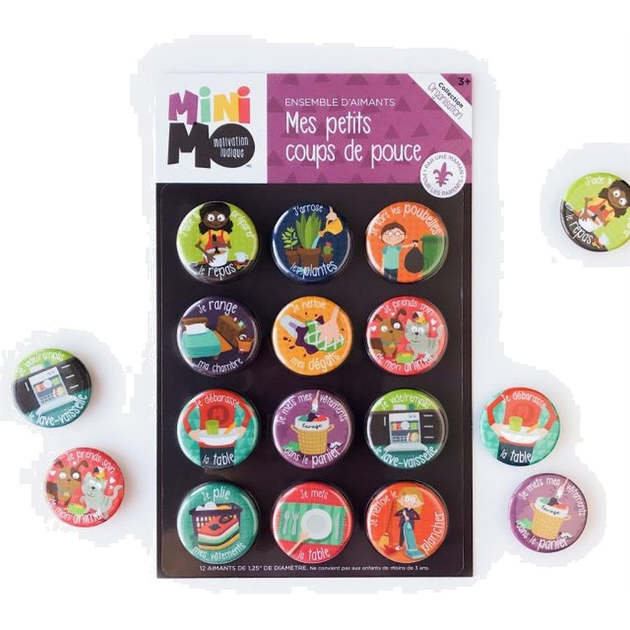 MES PETITS COUPS DE POUCE (12 AIMANTS)